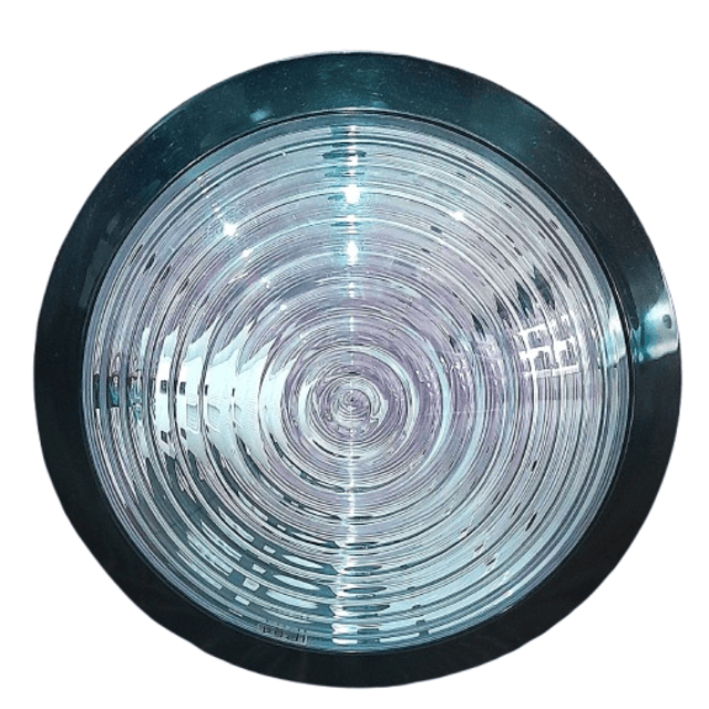 Black Rim Round Bulkhead - Electro Dynamics