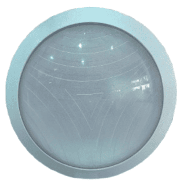 White Rim Round Bulkhead - Electro Dynamics