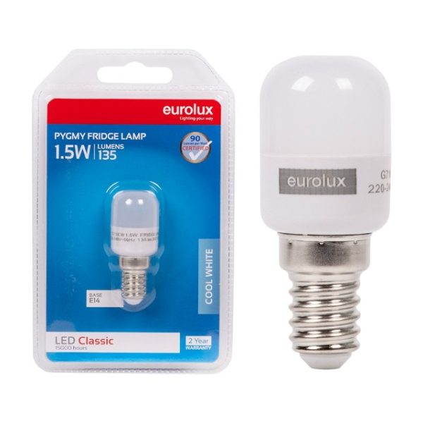 1.5W E14 LED Pygmy Bulb Cool White - Electro Dynamics